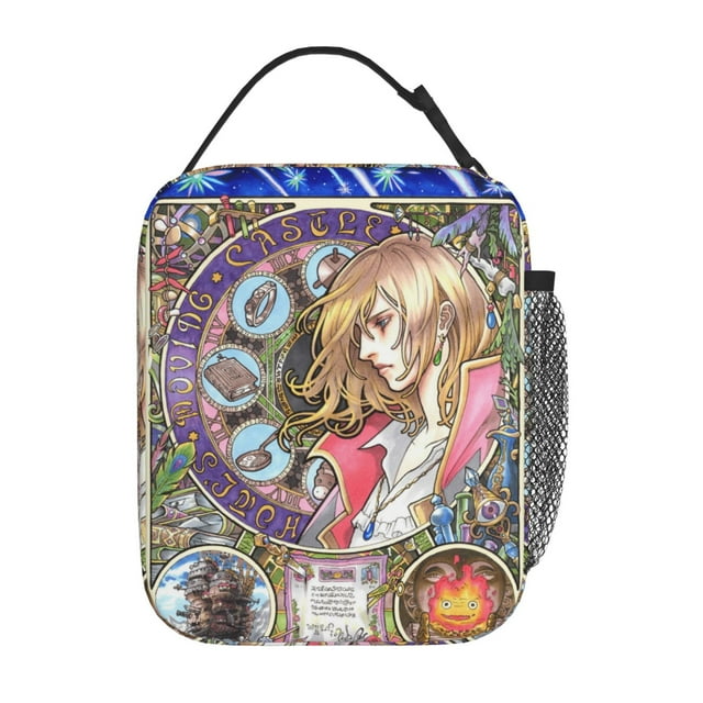 Howls Moving Castle Lunch Box - Insulated Lunch Bag For Cute Lunch Box ...