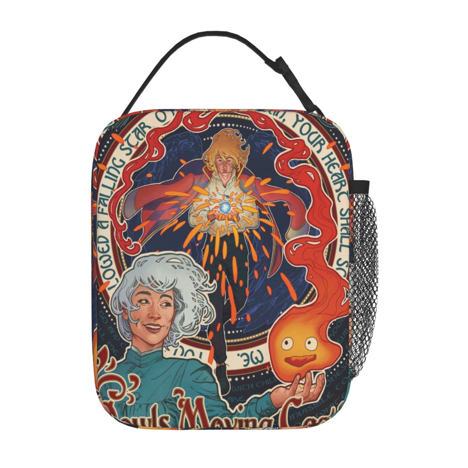 Howls Moving Castle Lunch Box - Insulated Lunch Bag For Cute Lunch Box ...