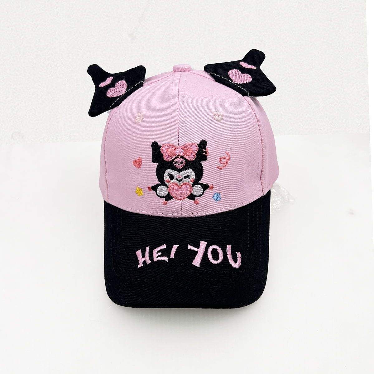Anime Cartoon Kuromi Baseball Cap Adjustable Cute Embroidered Baseball ...