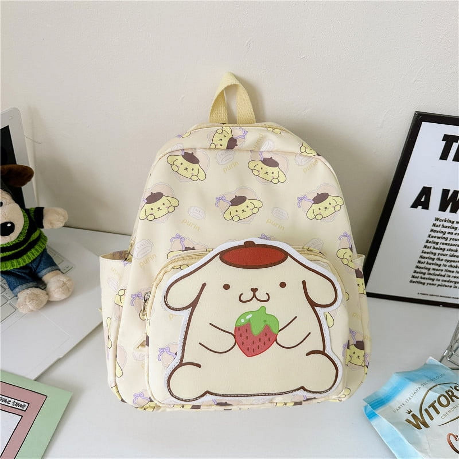 Anime Cartoon Kuromi Melody Cinnamoroll Backpack Cartoon Hello Kitty ...