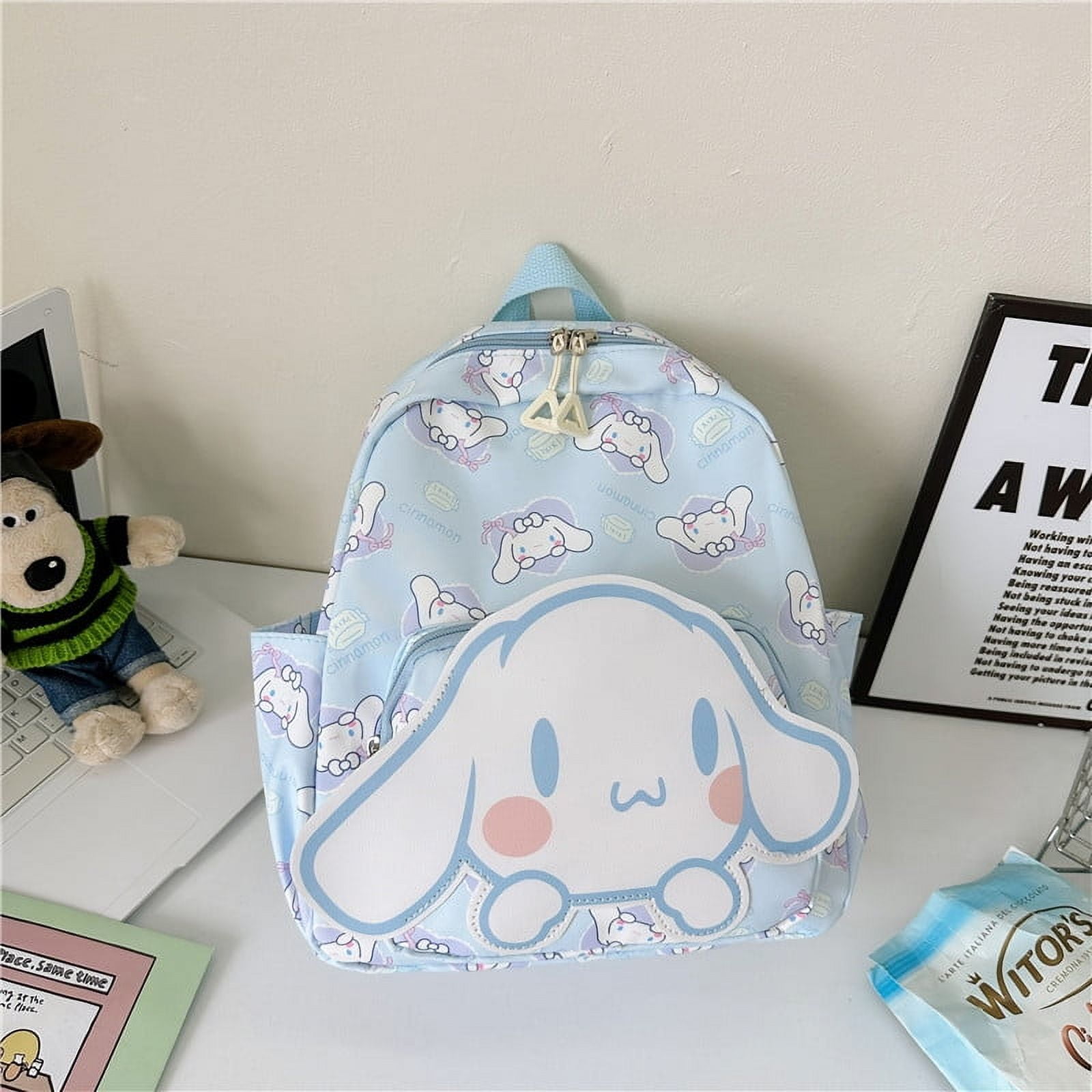 Anime Cartoon Kuromi Melody Cinnamoroll Backpack Cartoon Hello Kitty ...