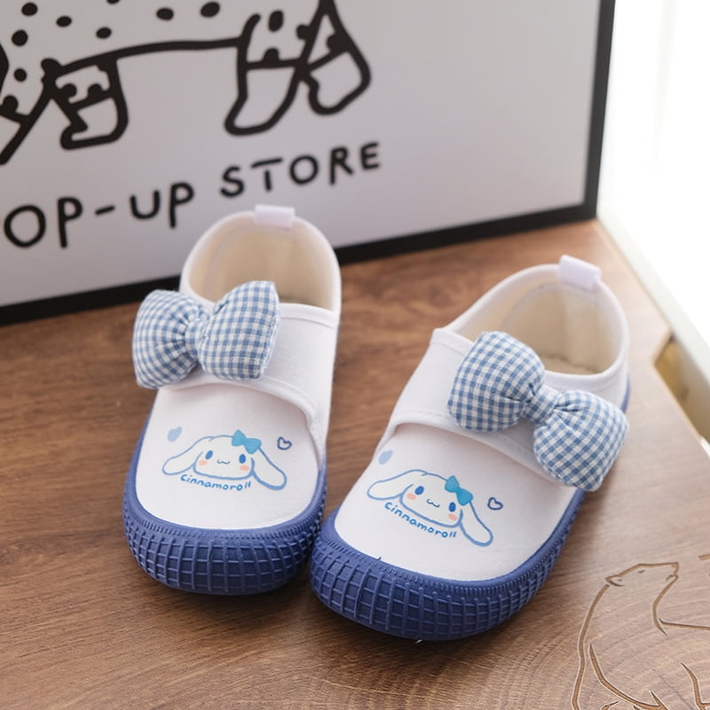 Anime Cartoon Kuromi White Shoes Indoor Breathable Canvas Shoes ...
