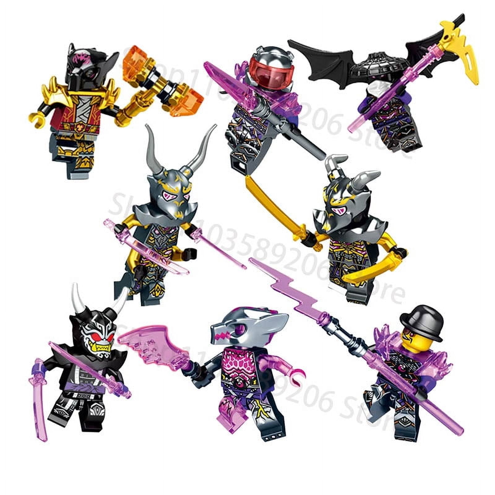 Anime Cartoon Model Bricks Lloyd Kai Jay Zane Cole Nya Mini Compatible ...