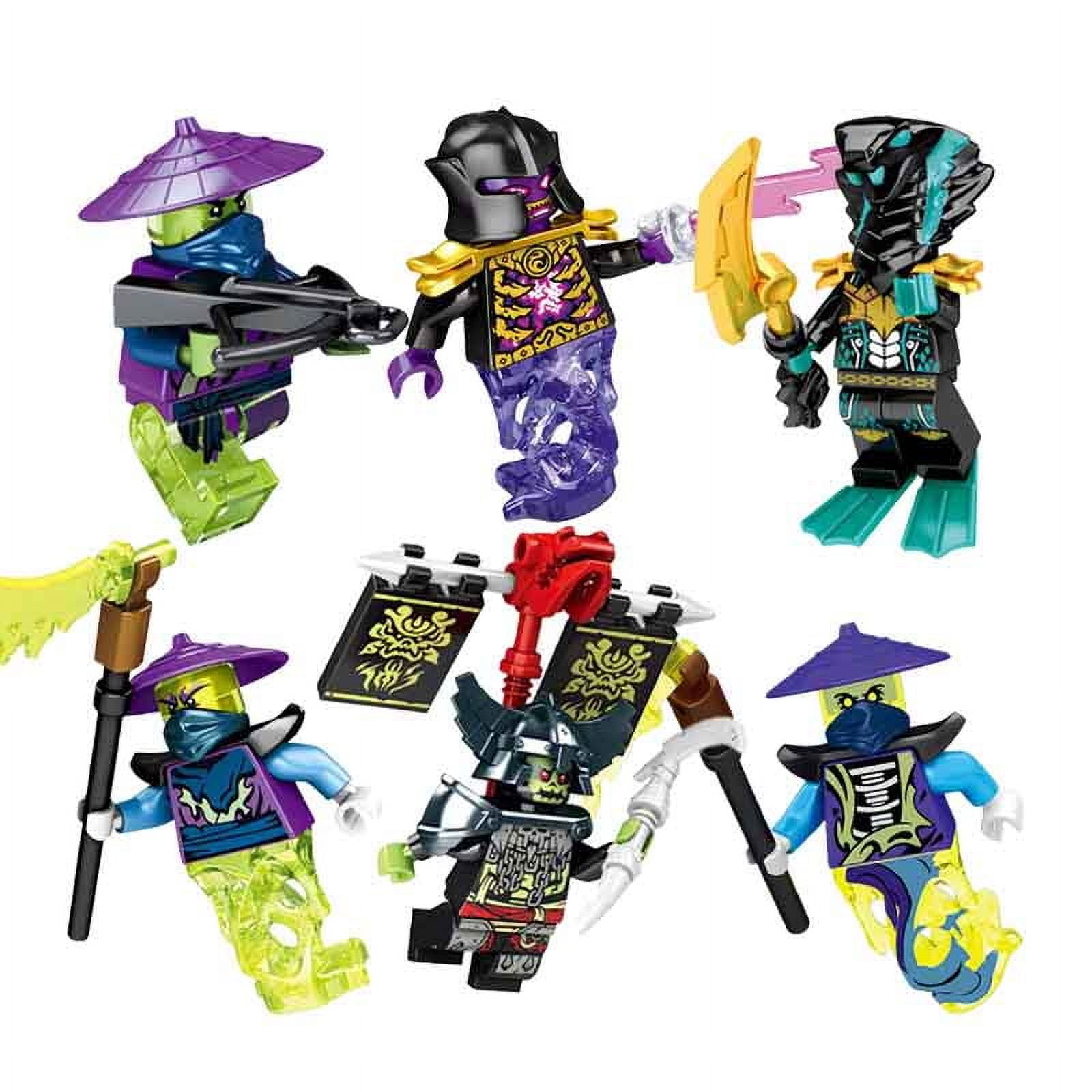 Anime Cartoon Model Bricks Lloyd Kai Jay Zane Cole Nya Mini Compatible ...