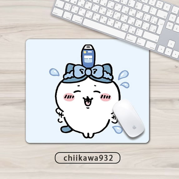 Anime Cartoon Mouse Pad Chiikawa Lovely Good Looks Office Anti-slip ...
