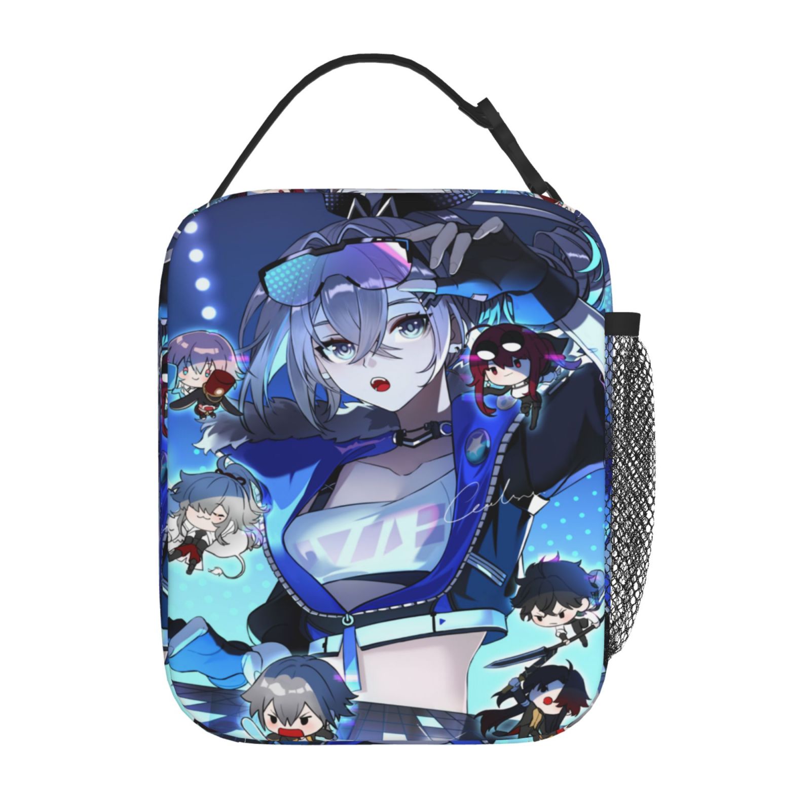 Anime Cartoon Silver Wolf Honkai Star Rail Lunch Box - Insulated Lunch ...