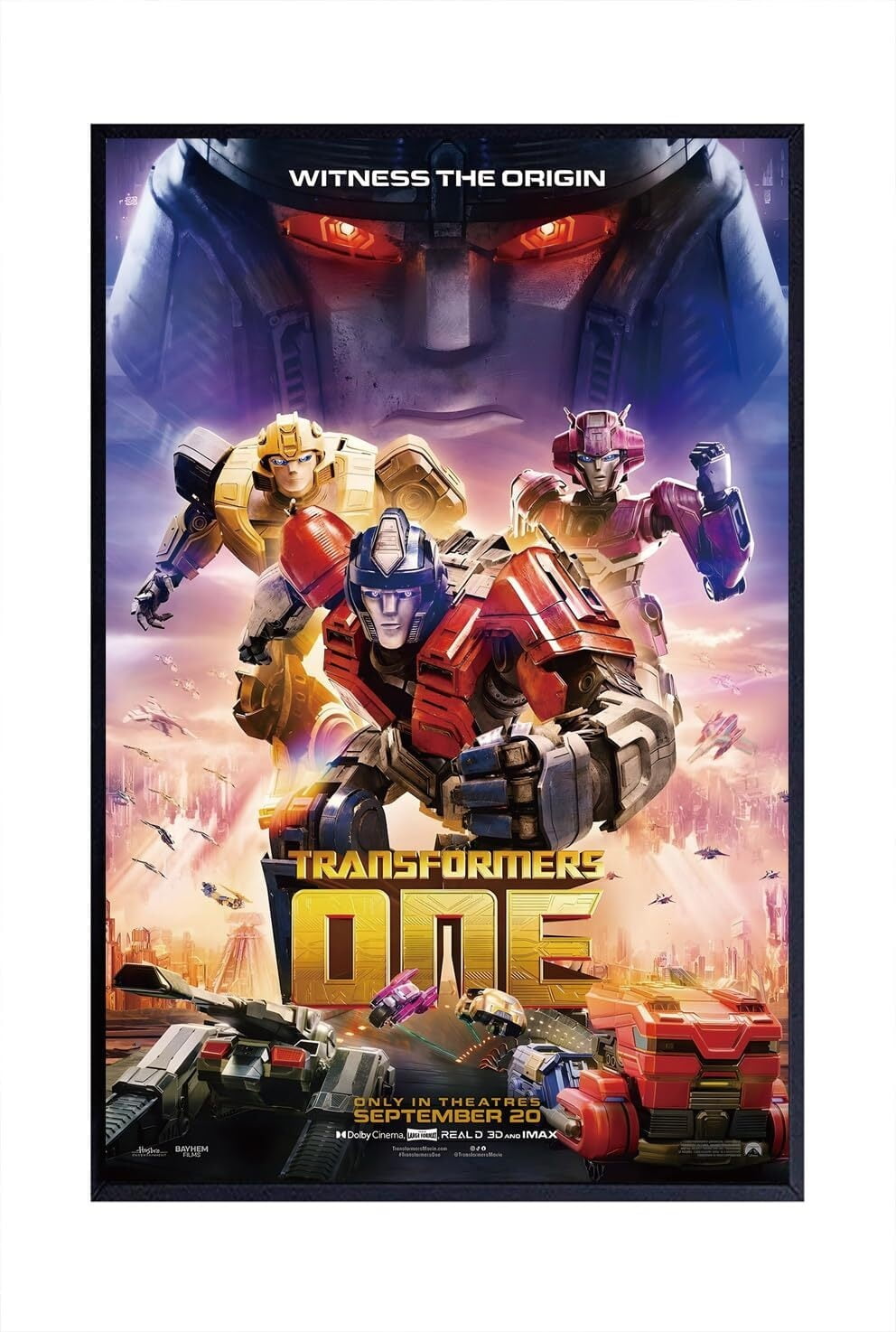 Anime Cartoon Transformers One Movie Poster #1 - Matte Poster - Walmart.com