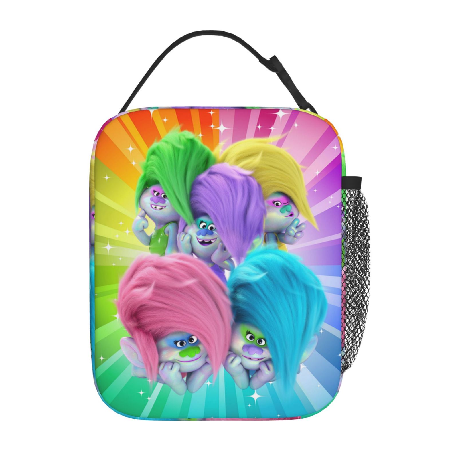 Trolls World Tour Lunch Box - Insulated Lunch Bag For Cute Lunch Box ...