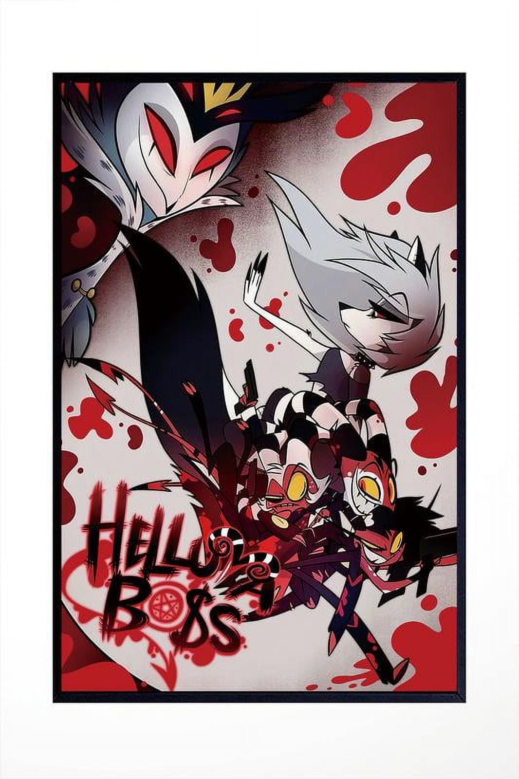 BINFA-Wall Art Anime Cartoons Helluva Boss Wall Art Print 12" x 18 ...
