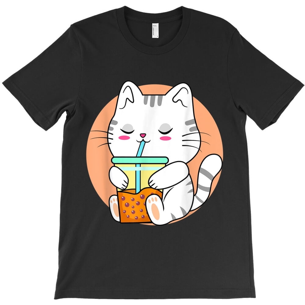 Anime Cat Books Reading Funny English Teacher Kawaii Neko Graphic ...