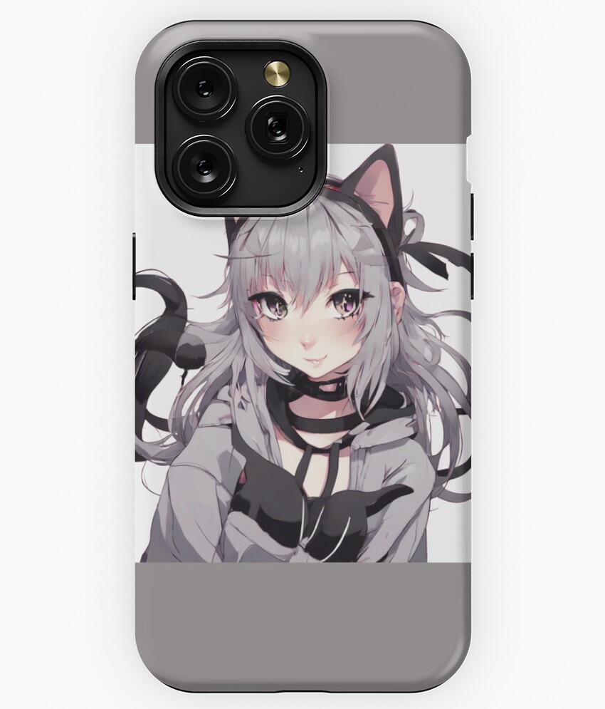 Anime Cat Girl Neko Kemonomimi Manga Fan Art A15042 Phone Case for ...