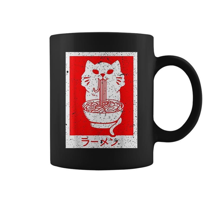 Anime Cat Ramen Kawaii Neko Noodles Coffee Mug - Walmart.com