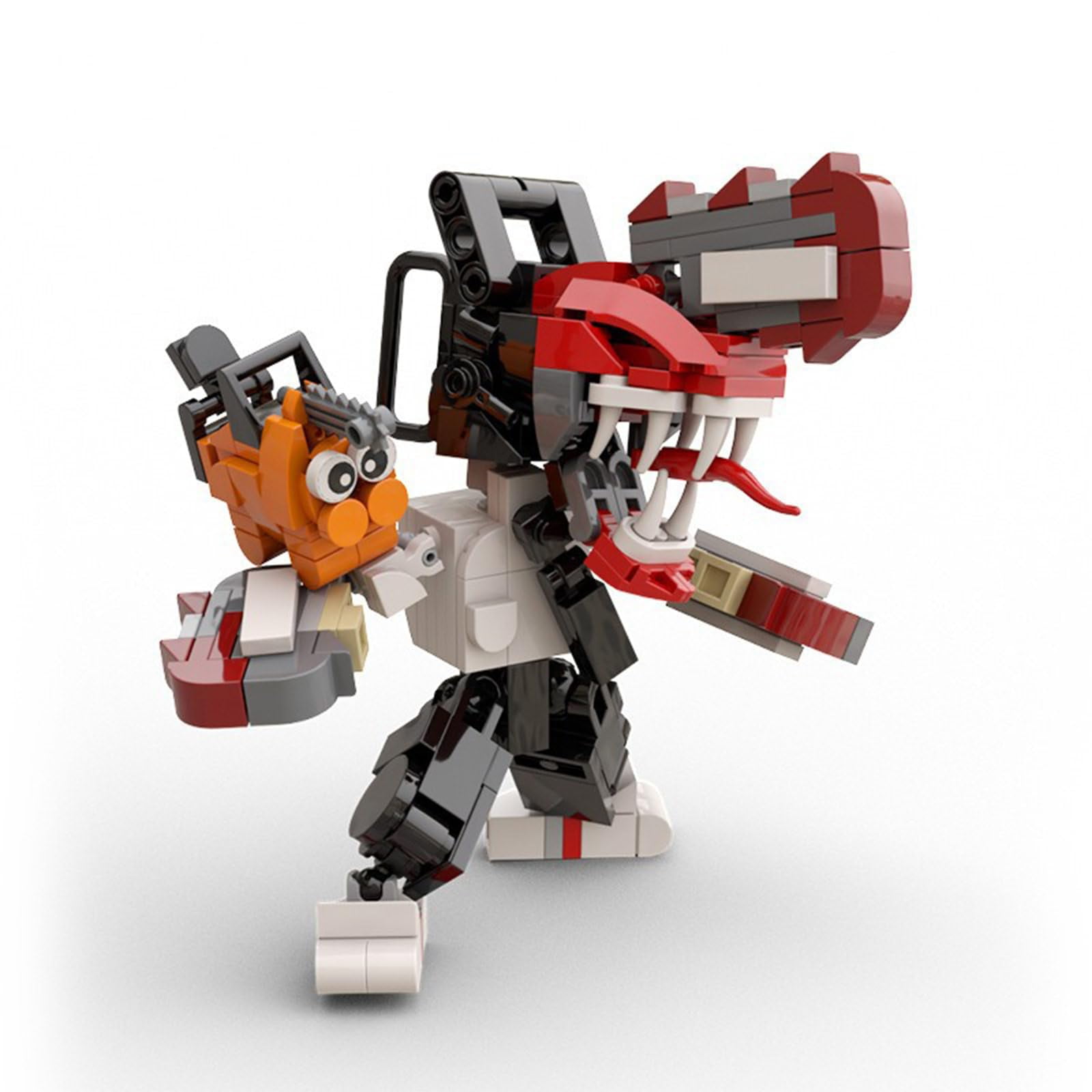 Anime Chainsaw Figures Man Mini Building Set, Creative Cute Building ...