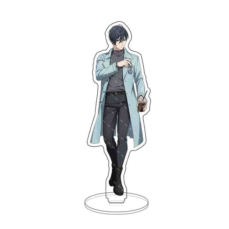 Anime Character Acrylic Desk Figurine - Dual-Painted Cartoon Standee ...
