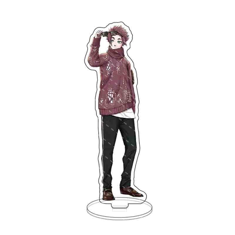 Anime Character Acrylic Desk Figurine - Dual-Painted Cartoon Standee ...