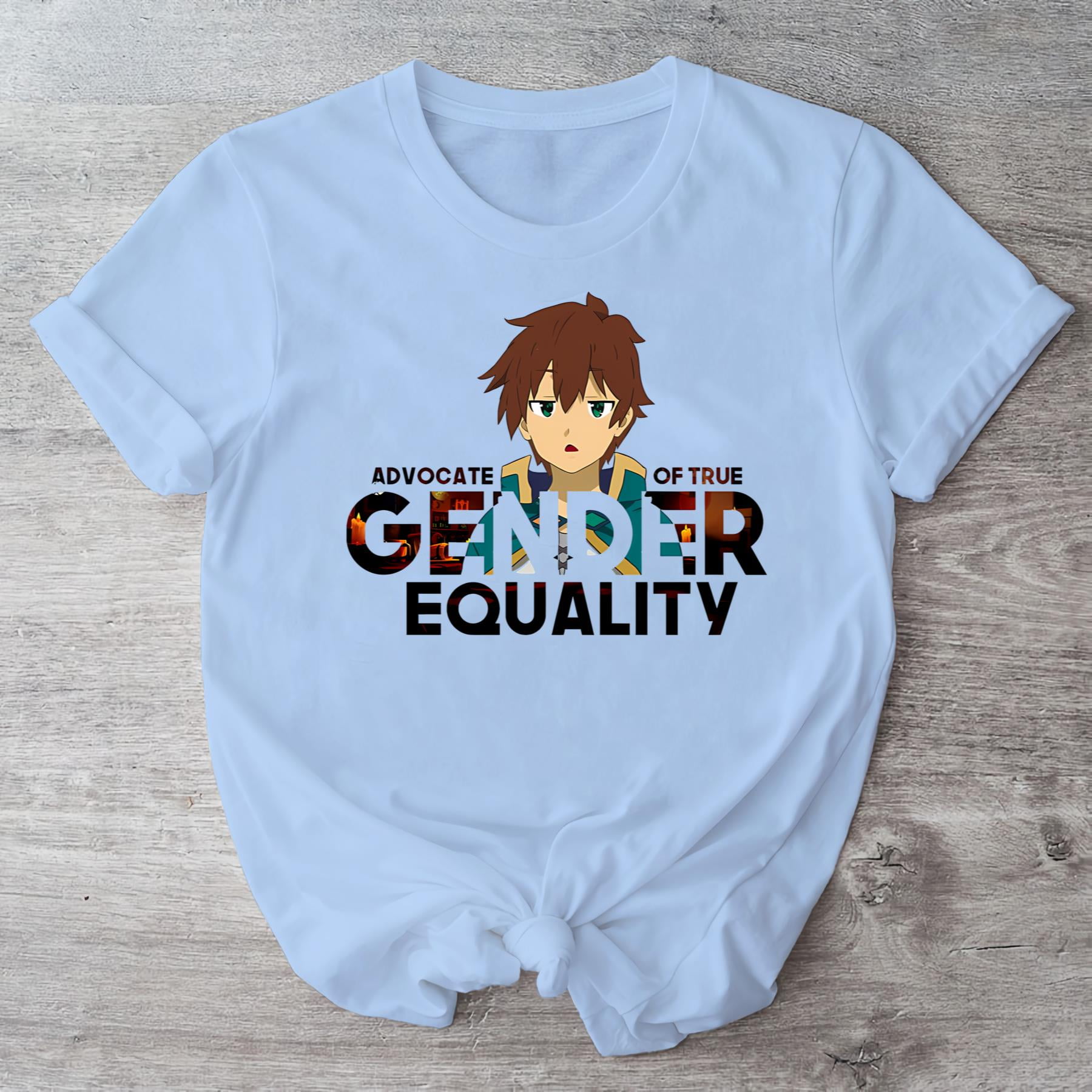Anime Character Advocate of Gender Equality T-Shirt, Manga Inspired ...