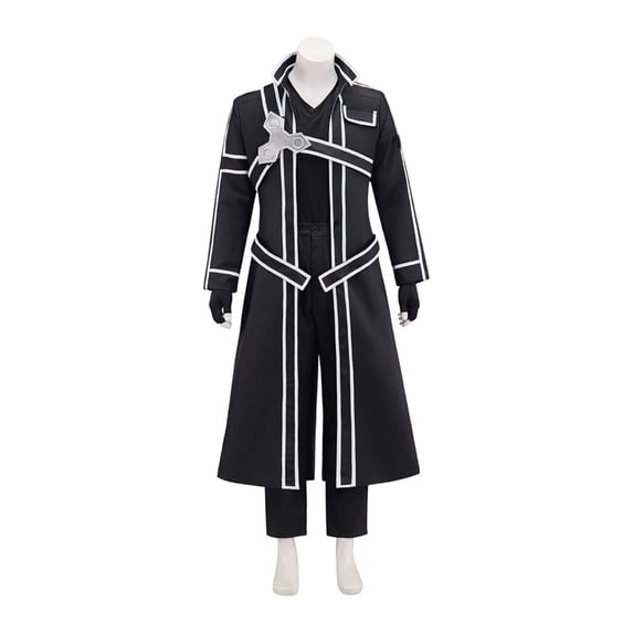Anime Character Black Striped Cloth Set - Convention Outfit - Walmart.com