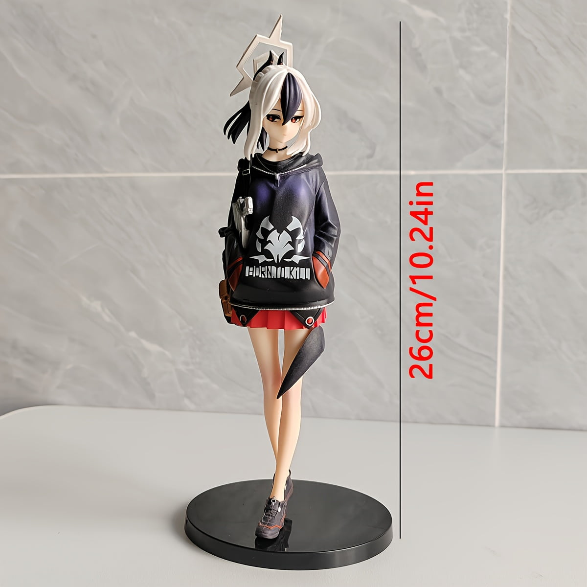 Anime Character Figure with Backpack - Mixed Color ABS Model Kit for ...