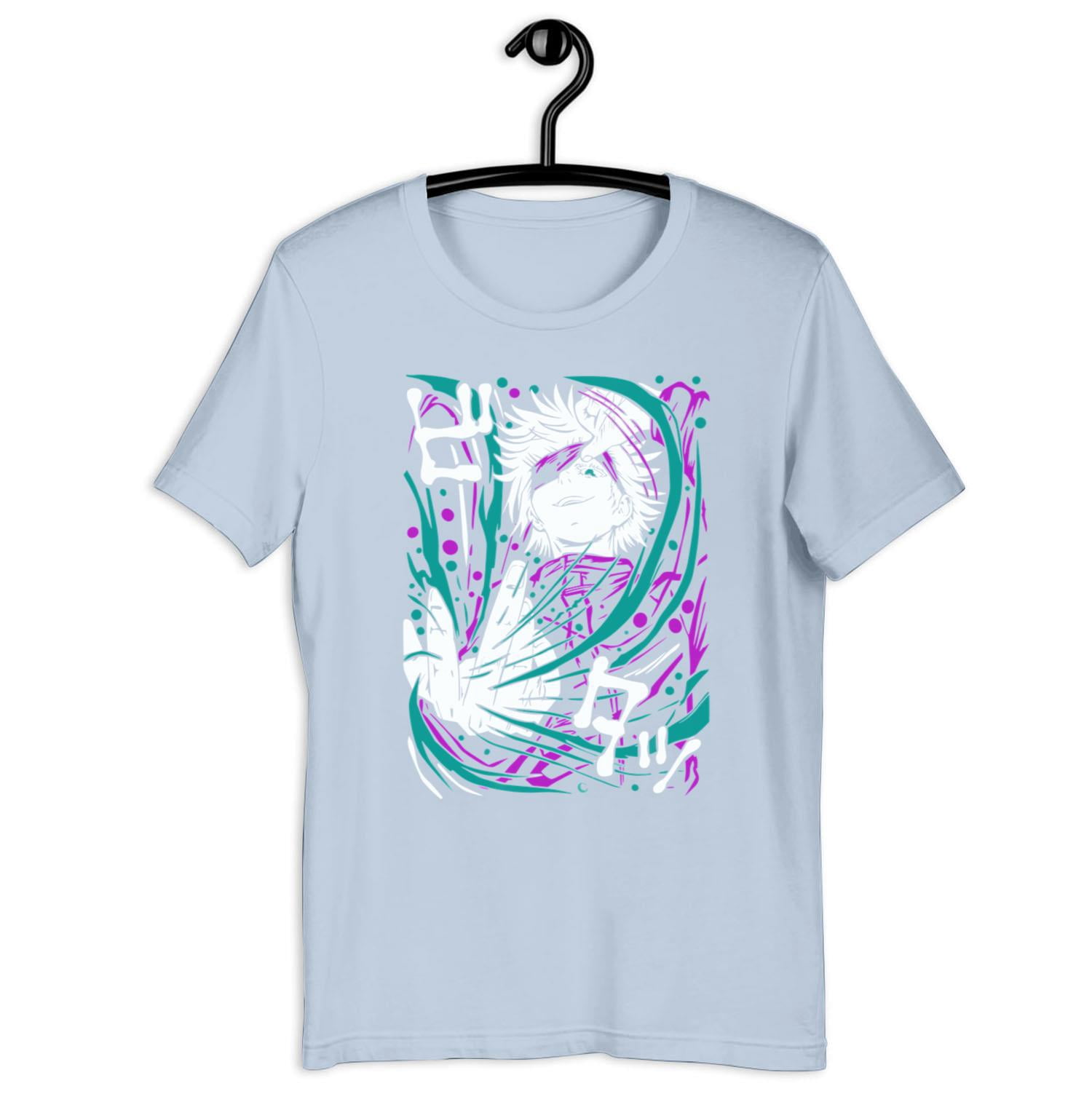 Anime Character Graphic Shirt, Stylish Shirt, Fire Element Design ...
