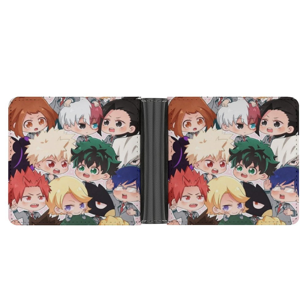 Anime Character My Hero Academia PU Leather Bifold Wallet Money ...
