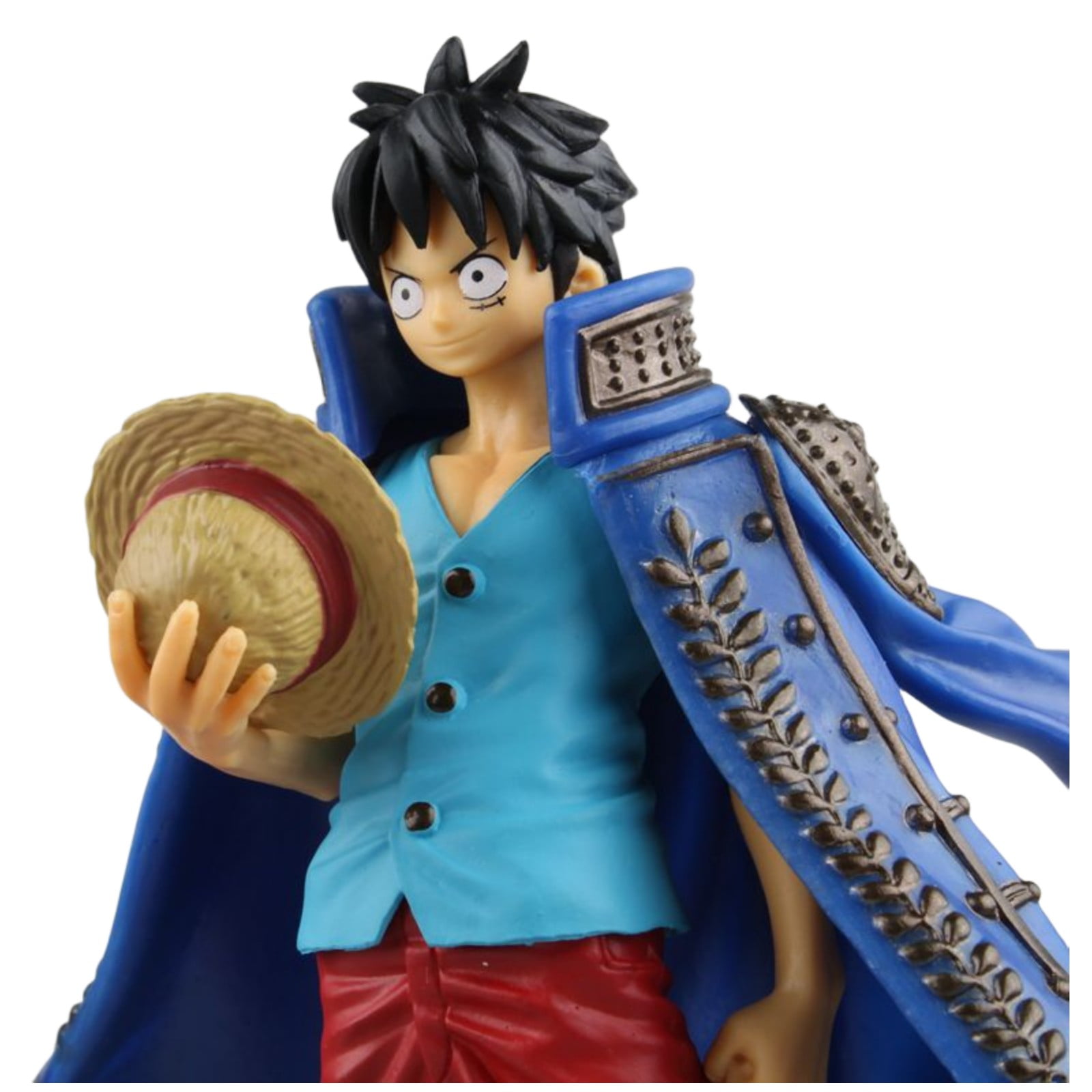 Anime Character Perpetual calendar Luffy （blue）Figure Doll PVC Model ...