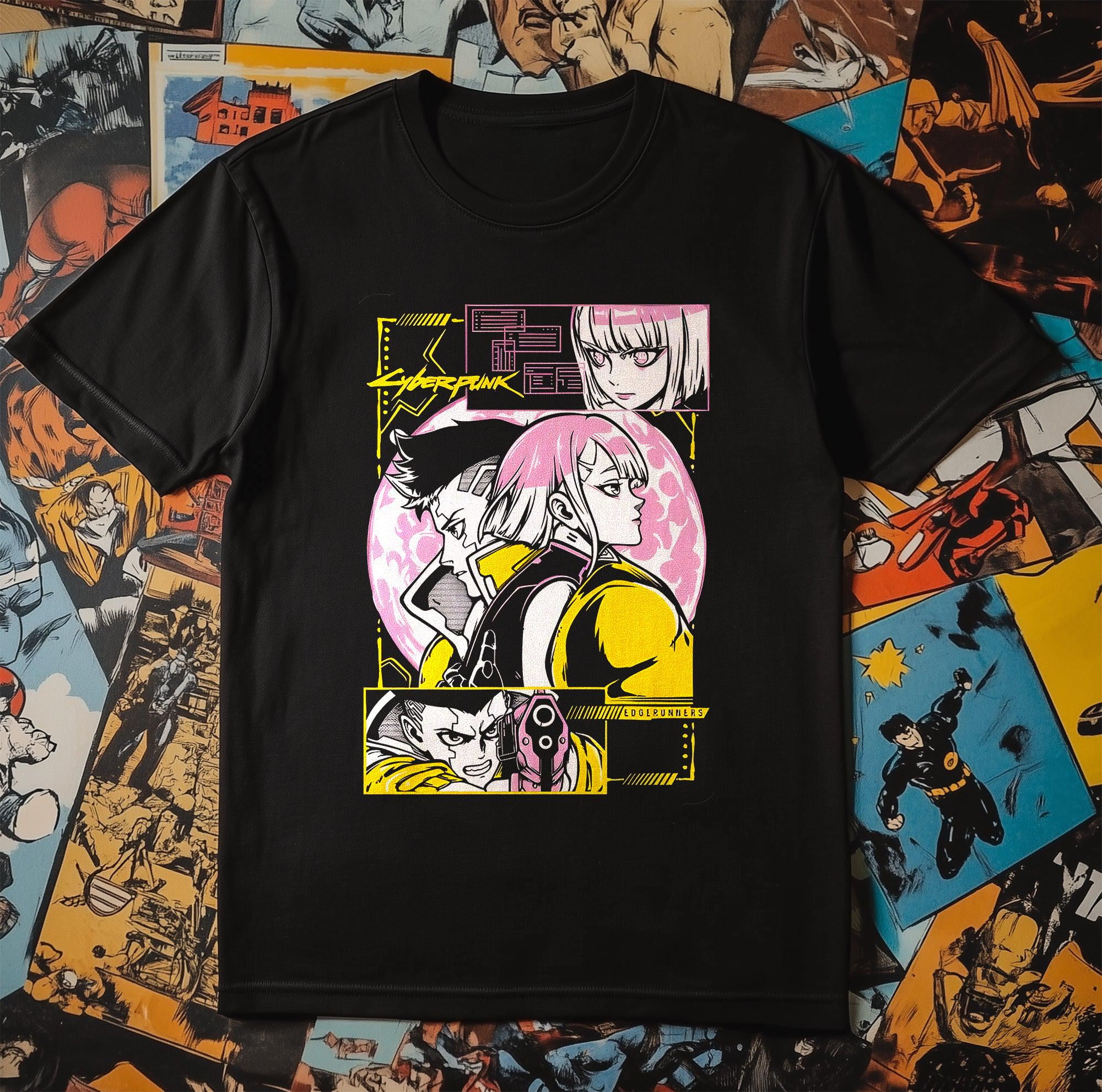 Anime Character T-Shirt Anime Tees For all Animation and Comic Fans ...
