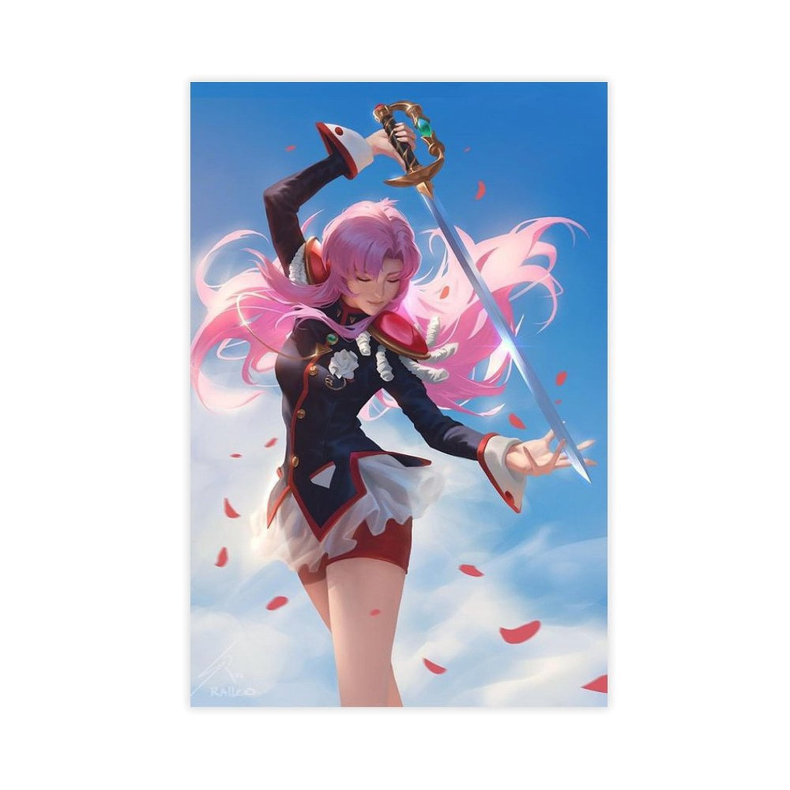 Anime Characters Revolutionary Girl Utena Manga Canvas Poster Posters ...