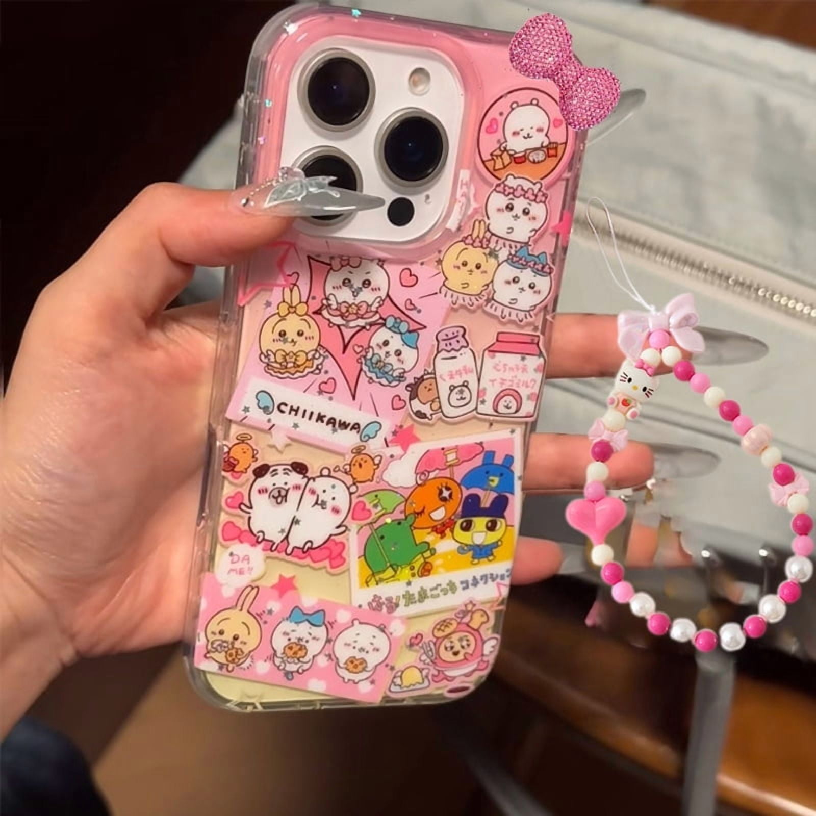 Anime Chiikawa Friends Sshining Phone Case For iPhone XR XS MAX 11 12 ...