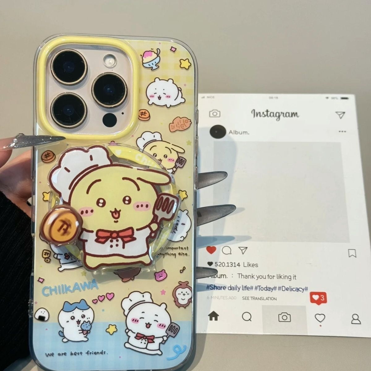 Anime Chiikawa Hachiware Usagi Mobile Phone Case Pattern Magnetic ...