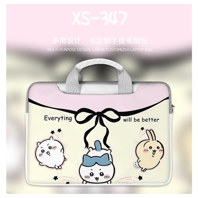 Anime Chiikawa Laptop Bag Cute Large Capacity Handbag 12in 13in 14in ...