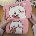 Anime Chiikawa Lovely Plush Embroidered Clutch Portable Makeup Bag ...