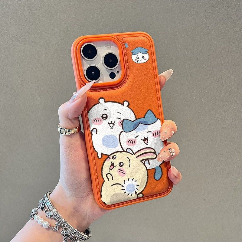 Anime Chiikawa iPhone 17 16 15 14 13 12 11 Mobile Phone Case Anti-fall ...