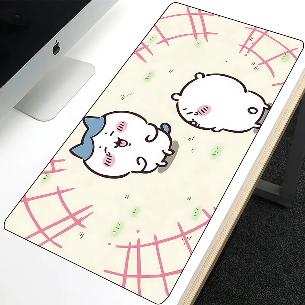 Anime Chiikawaes Mousepad HD Printing Computer Gamers Locking Edge Non ...