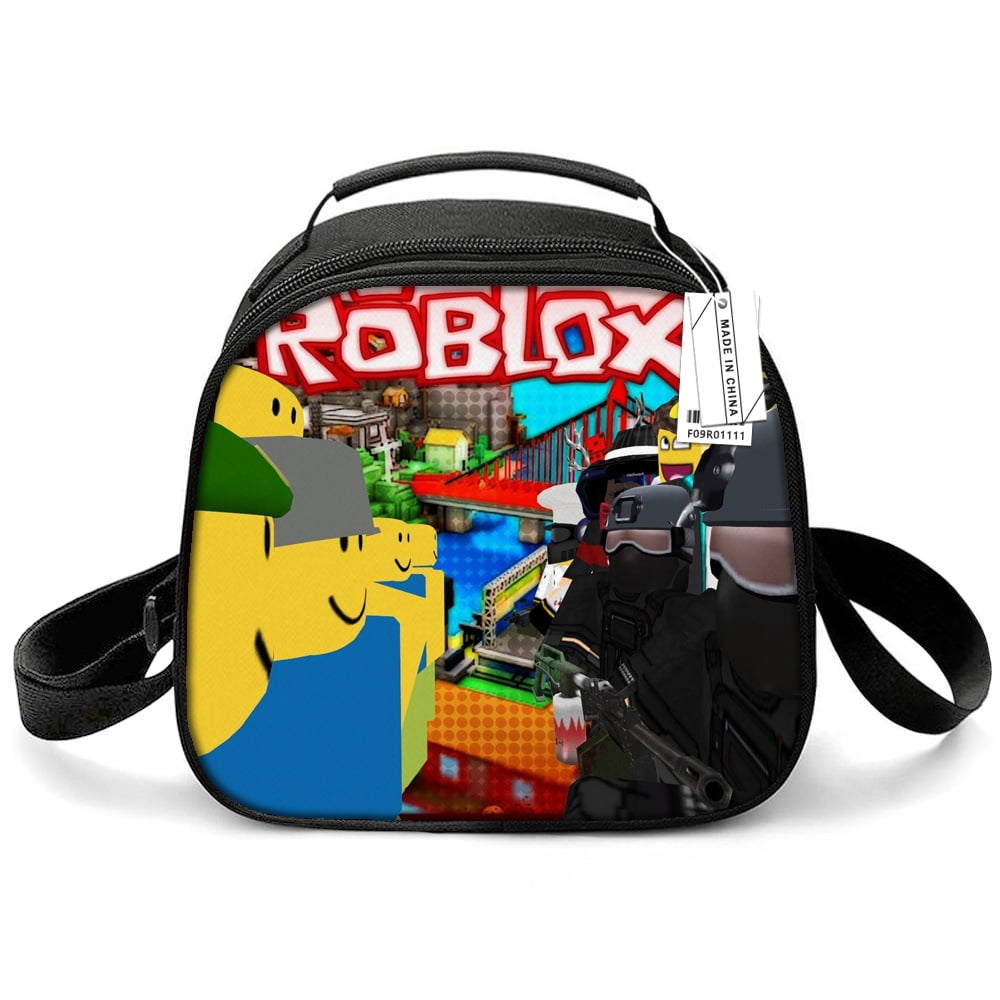Anime Children's Lunch Bag Roblox Virtual World Cartoon Portable Ice ...