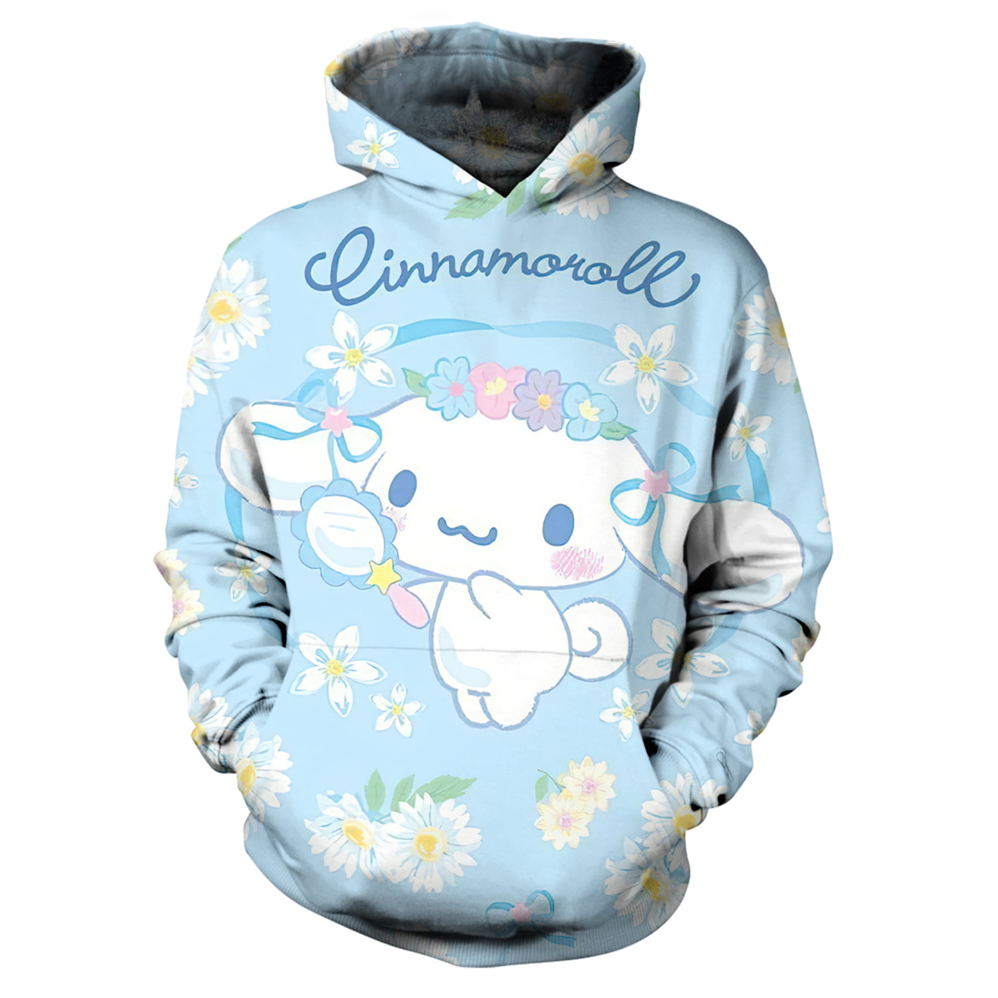 Anime Cinnamoroll Hoodie 3D Printing Graphic Sweatshirt Cartoon Tops ...