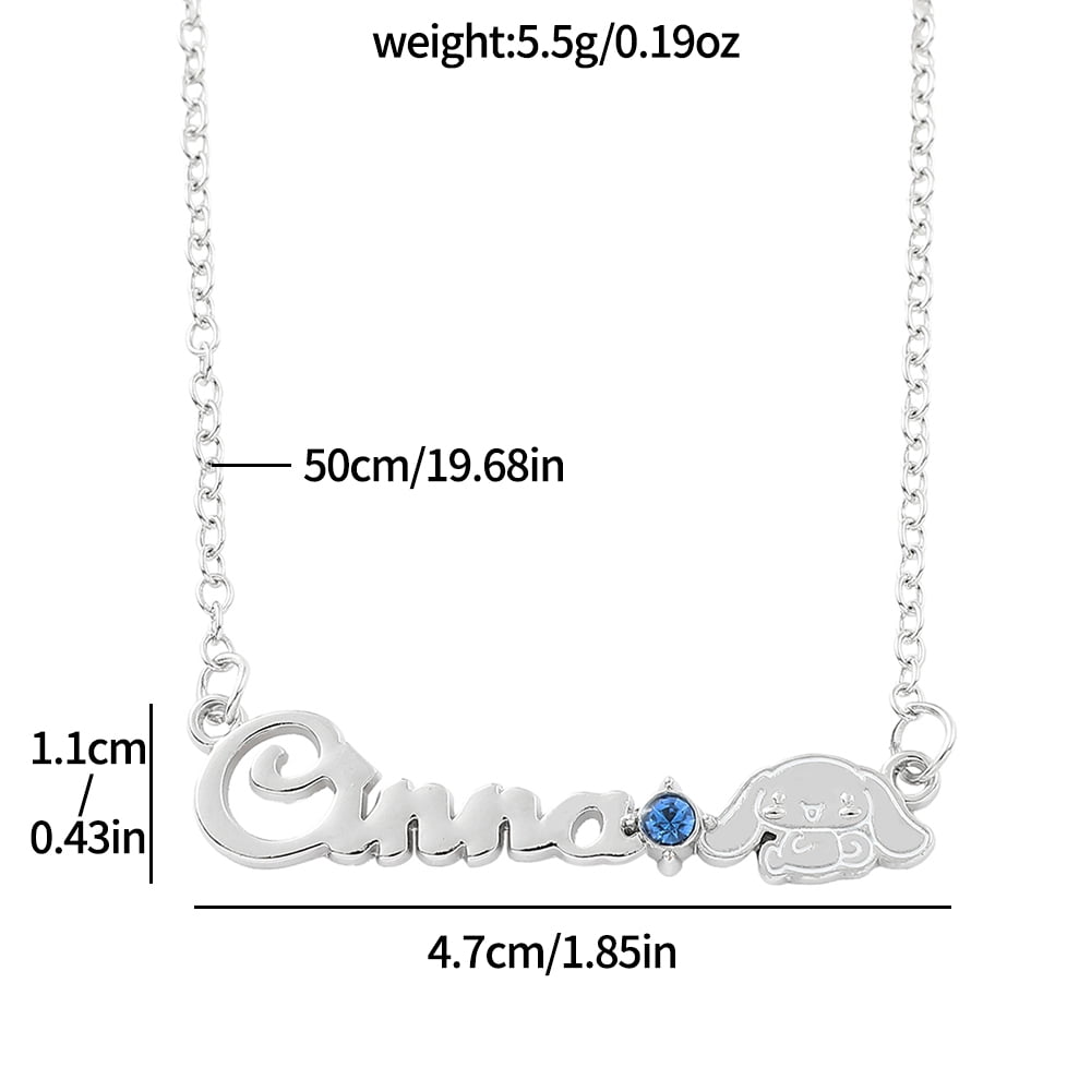 Anime Cinnamoroll Necklace Cute Cartoon Pendant Necklace Kawaii Jewelry ...