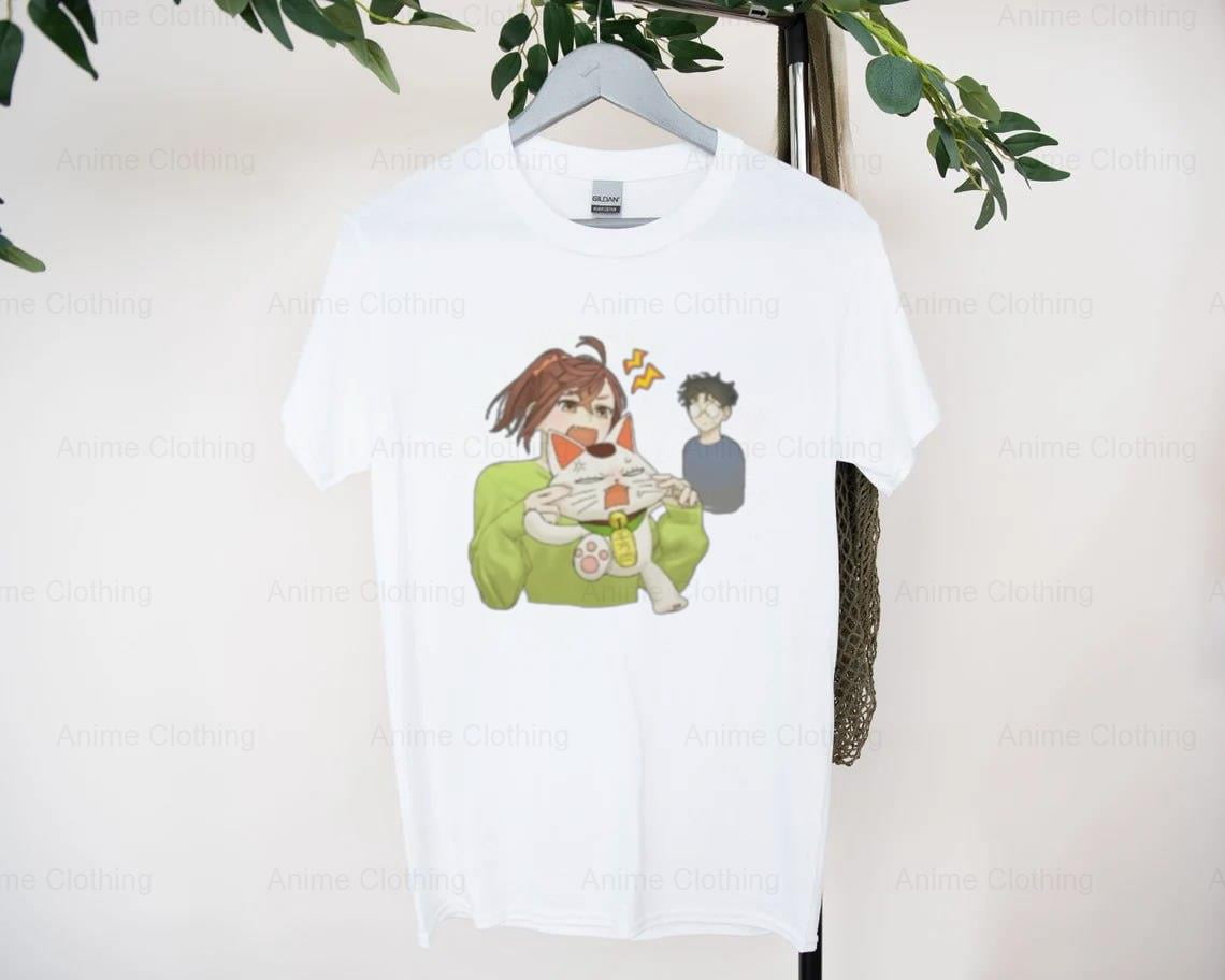 Anime Clothing Chibi Okarun & Ayase T-Shirt - Dandadan Anime Tee, for ...