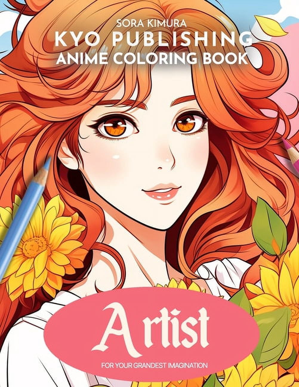 Anime Coloring Books: Anime Coloring book Artist: Canvas of Creativity ...