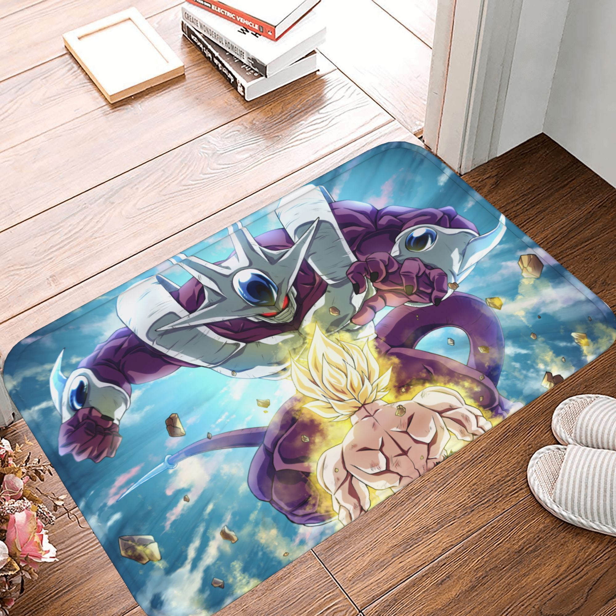 Anime Comic Multi-Size Flannel Non-slip Mat,Dragon Ball Flannel Floor ...