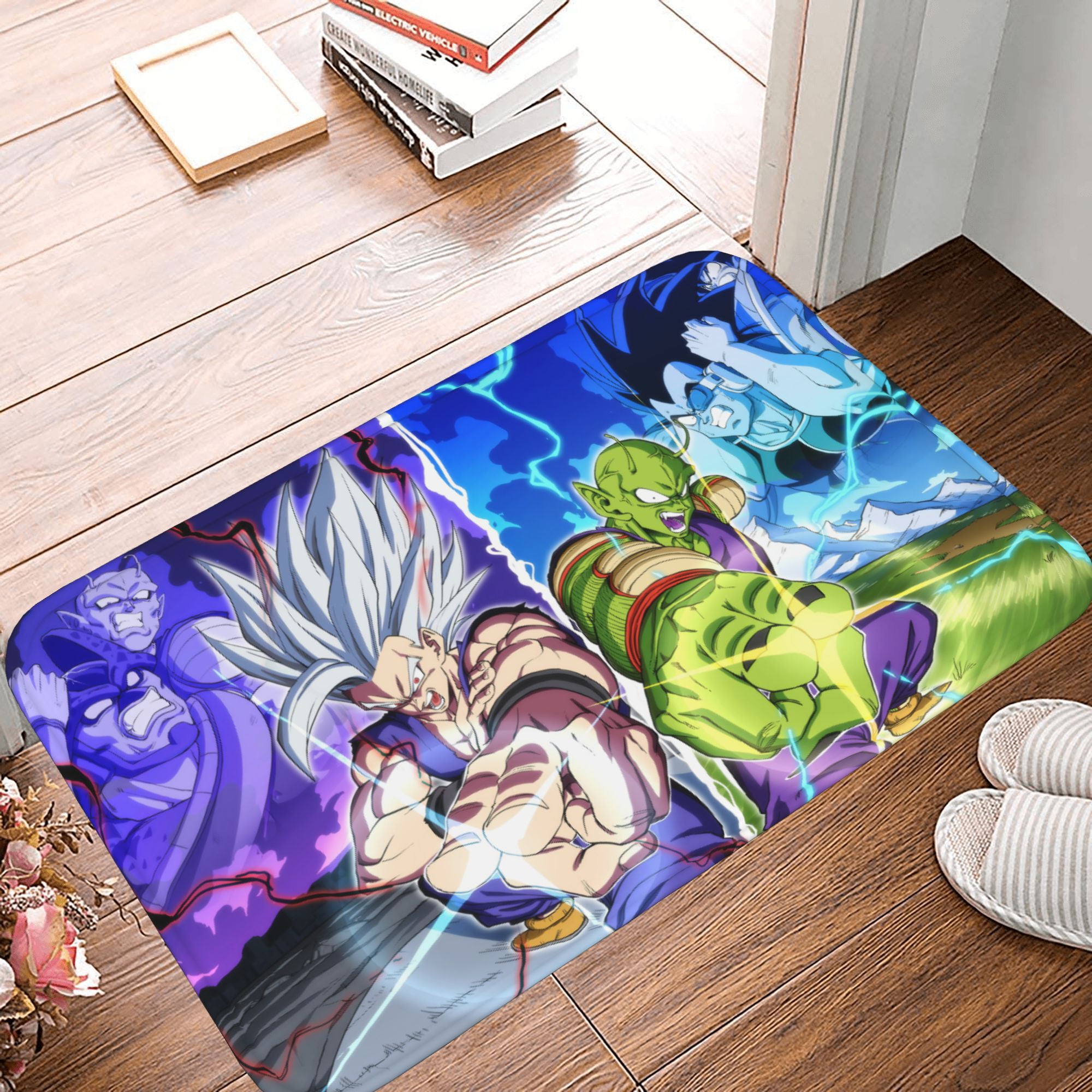 Anime Comic Multi-Size Flannel Non-slip Mat,Dragon Ball Flannel Floor ...