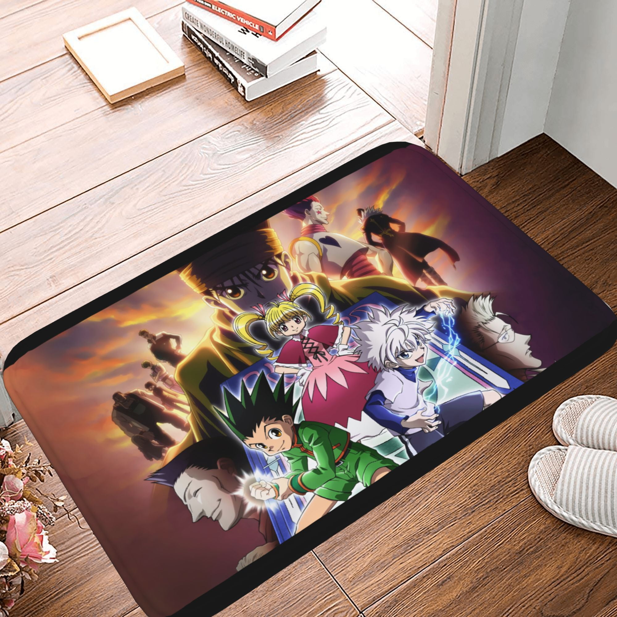 Anime Comic Multi-Size Flannel Non-slip Mat,HunterXHunter Flannel Floor ...