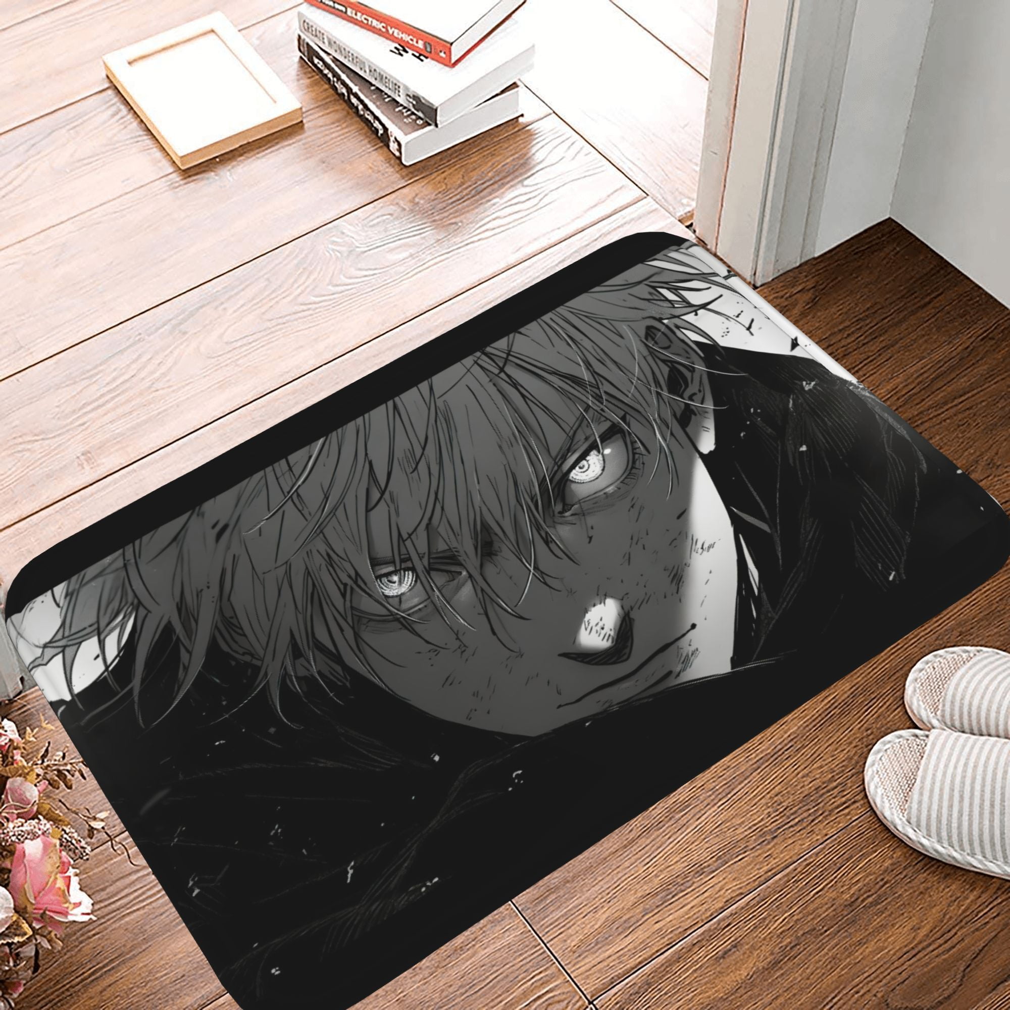 Anime Comic Multi-Size Flannel Non-slip Mat,JJK Jujutsu Kaisen Flannel ...