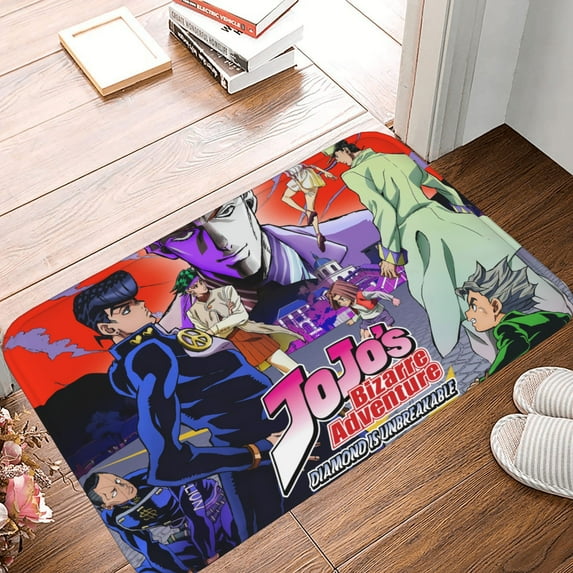 Anime Comic Multi-Size Flannel Non-slip Mat,JoJo's Bizarre Adventure ...