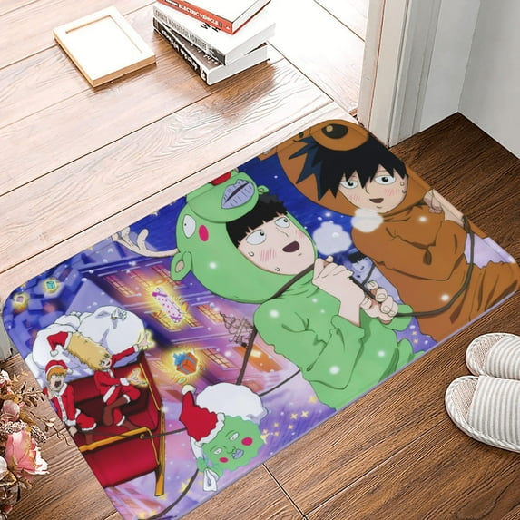 Anime Comic Multi-Size Flannel Non-slip Mat,MOB Psycho 100 Flannel ...