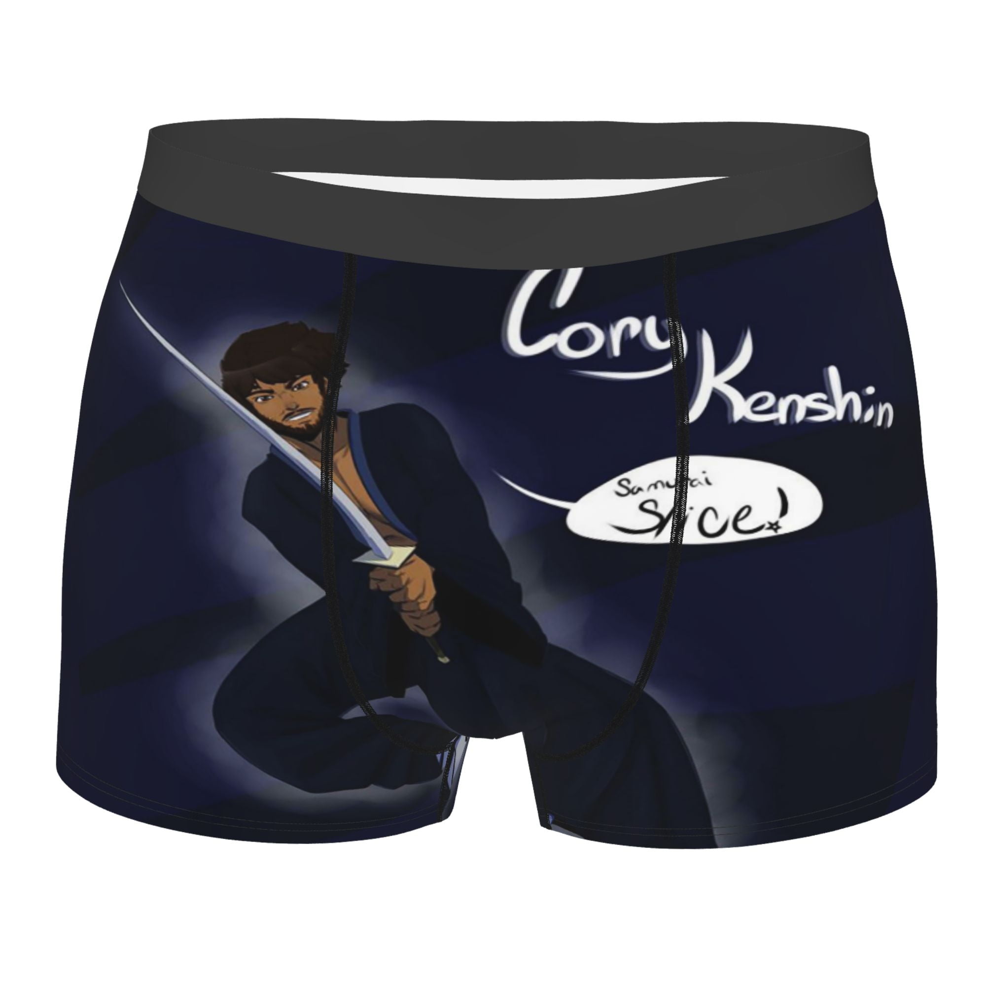 Anime Coryxkenshin Samurai Men's Boxer Brief Underwear Breathable ...
