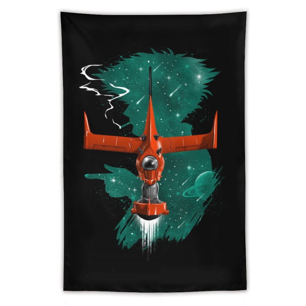 Anime Cowboy Bebop Tapestry 60x40 Inch Funny Flag Wall Hanging Window ...