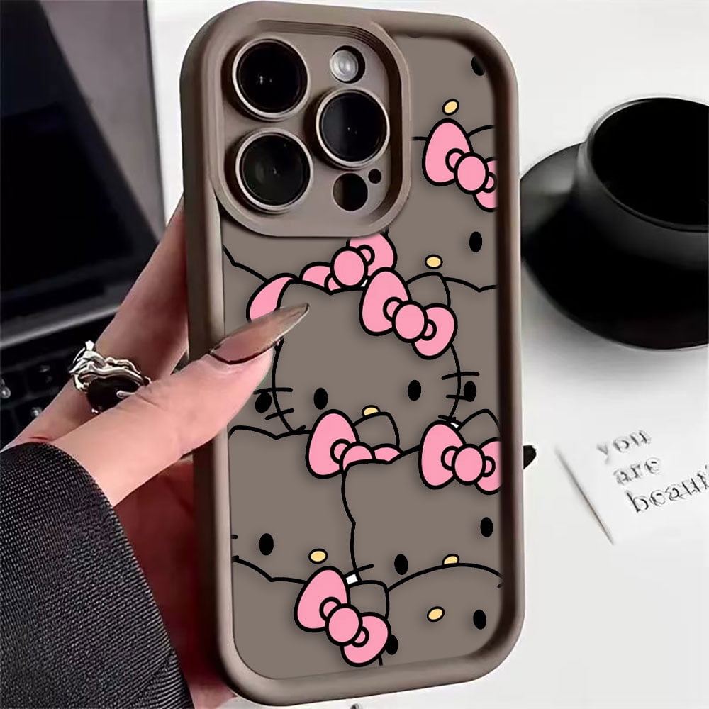 Anime Cute Cat Hello Kitty Case For Samsung Galaxy A73 A71 A55 A54 A53 ...