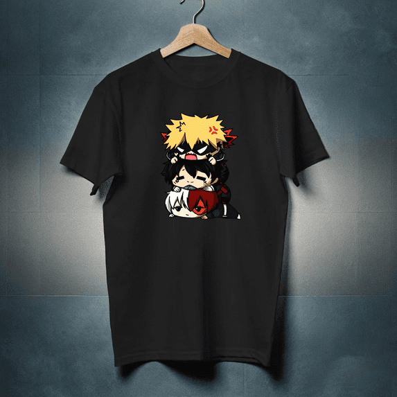 Anime Cute Graphic Cartoon Style Illustration Comfort Color T-shirt ...