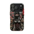 Anime Cybernetic Ninja Girl Futuristic Design for iPhone 17 16 15 14 13 ...