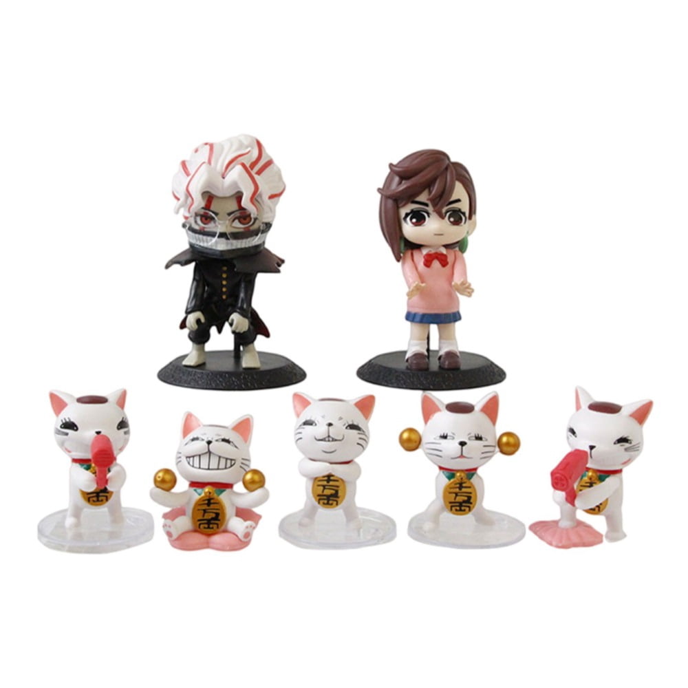 Anime DAN DA DAN Action Figure Momo Ayase & Yaku-Neko & Okarun ...